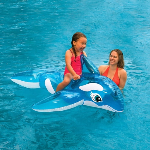 Intex Inflatable Lil' Whale Ride-On Float - Walmart.com - Walmart.com