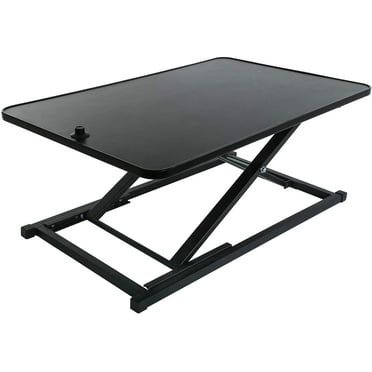 Rocelco 19" Portable Desk Riser, Height Adjustable Travel Standing Desk ...