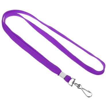 12 Pack - Bright Neon Lanyards with Clear Resealable Horizontal Badge ...