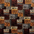 Hawaiian Tapa Petroglyphs Fabric | Light Barkcloth - Walmart.com