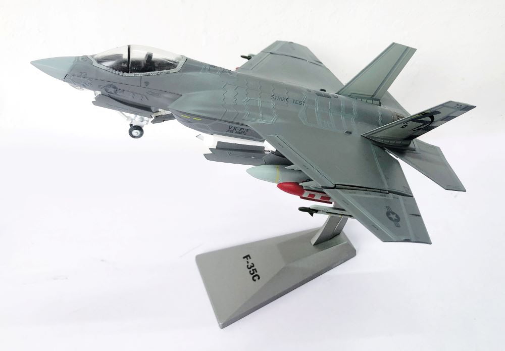 F-35, F-35C Lightning II - VX-23 NAS Pax River, US NAVY 1/72 Scale Diecast Model - Walmart.com