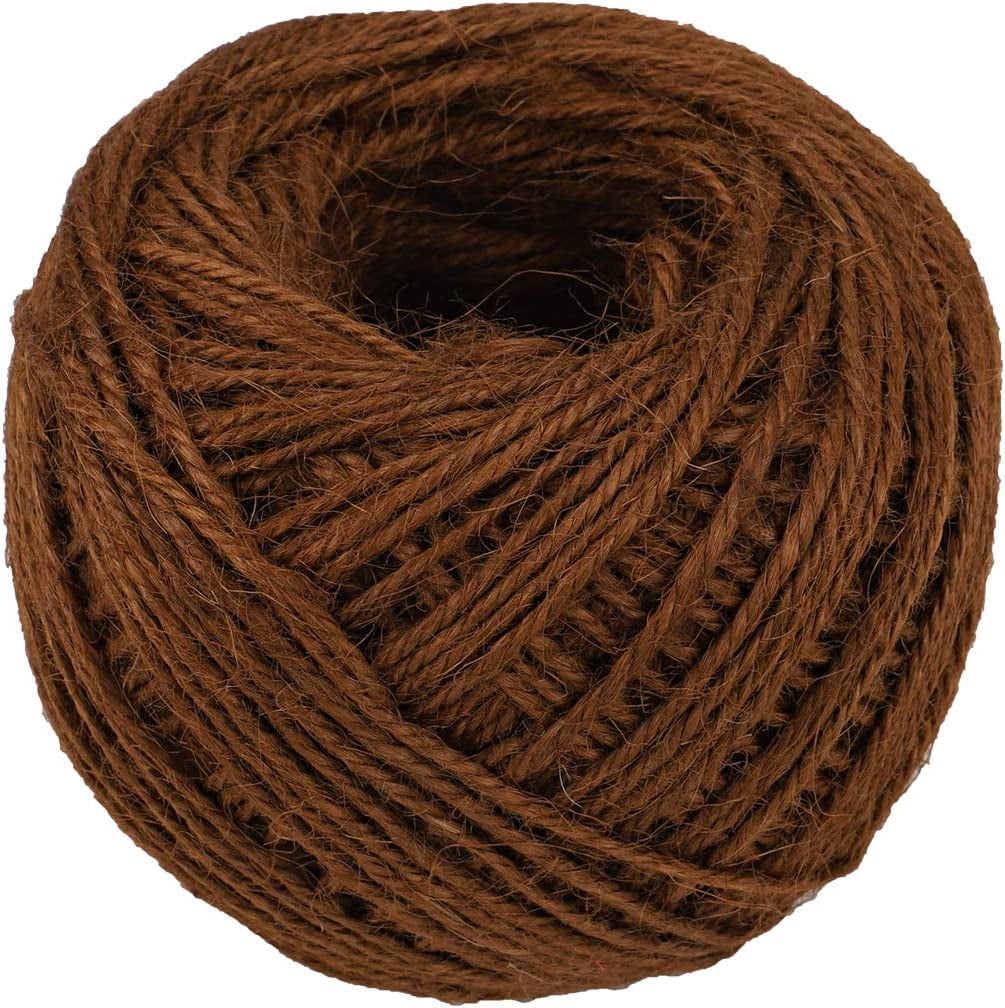 328 Feet Jute Twine Strong Cord Thick Rope String for DIY Art Craft ...