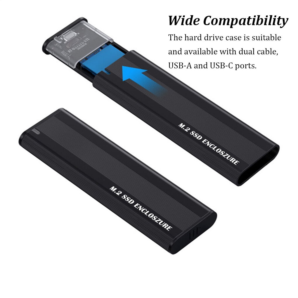 Maoww M2 SSD Enclosure Case NVME SATA Dual Protocol Hard-disk Cartridge ...