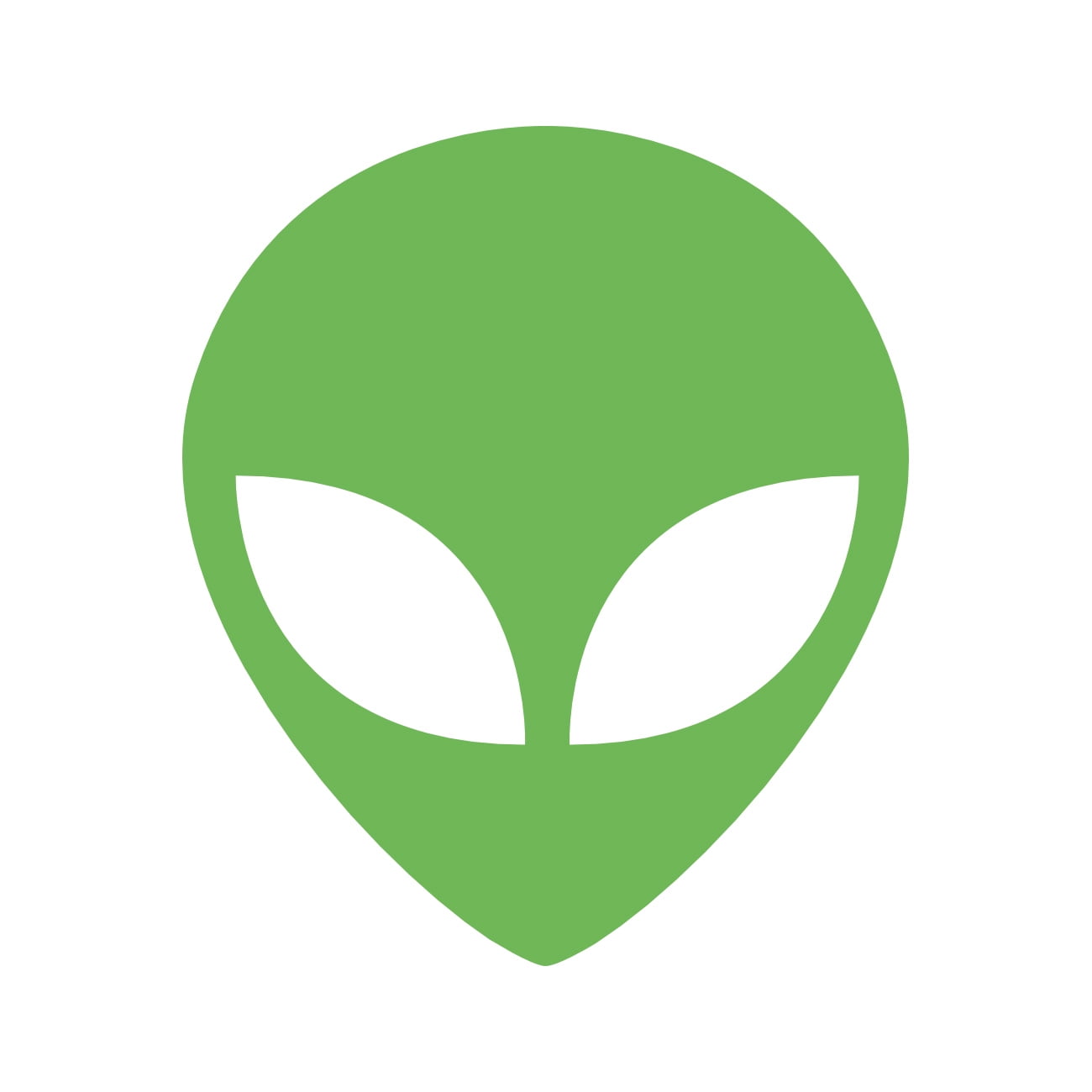 Alien Sticker Decal Die Cut - Self Adhesive Vinyl - Weatherproof - Made ...