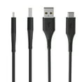 onn. 3' USB Type-a to C Charging and Data Braided Cable for Android ...