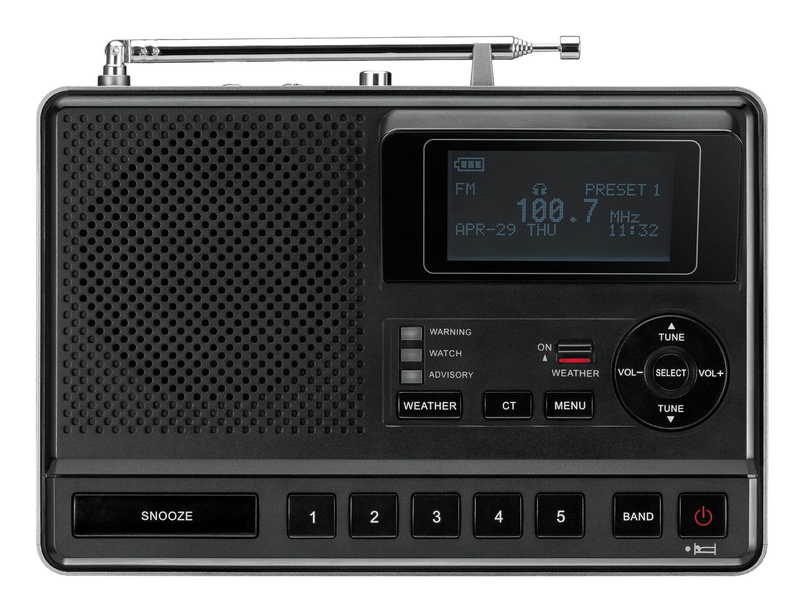 Sangean Portable AM/FM Radios, Black, CL-100 - Walmart.com