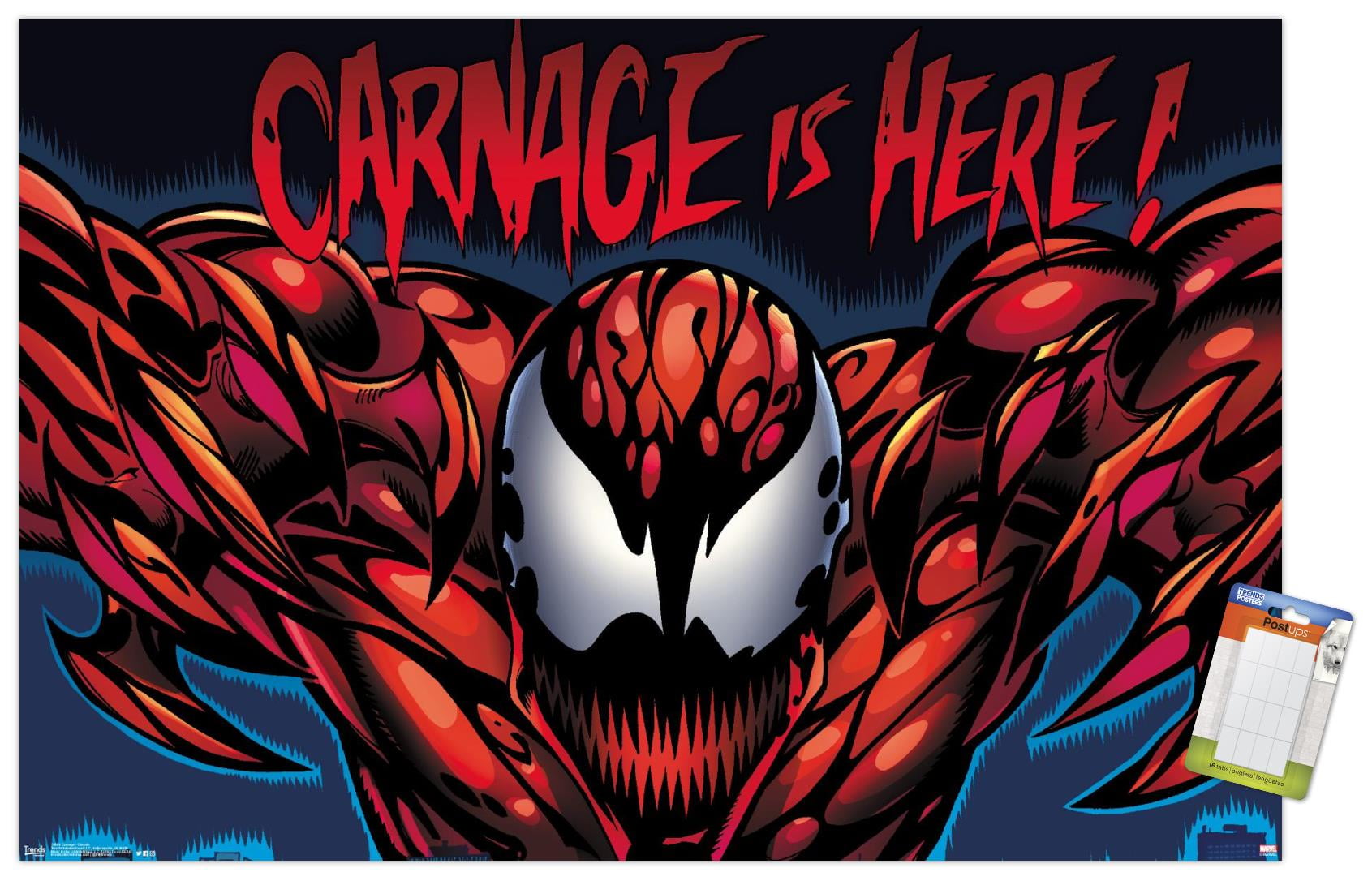 Marvel Comics - Carnage - Classic Wall Poster, 22.375" x 34" - Walmart.com