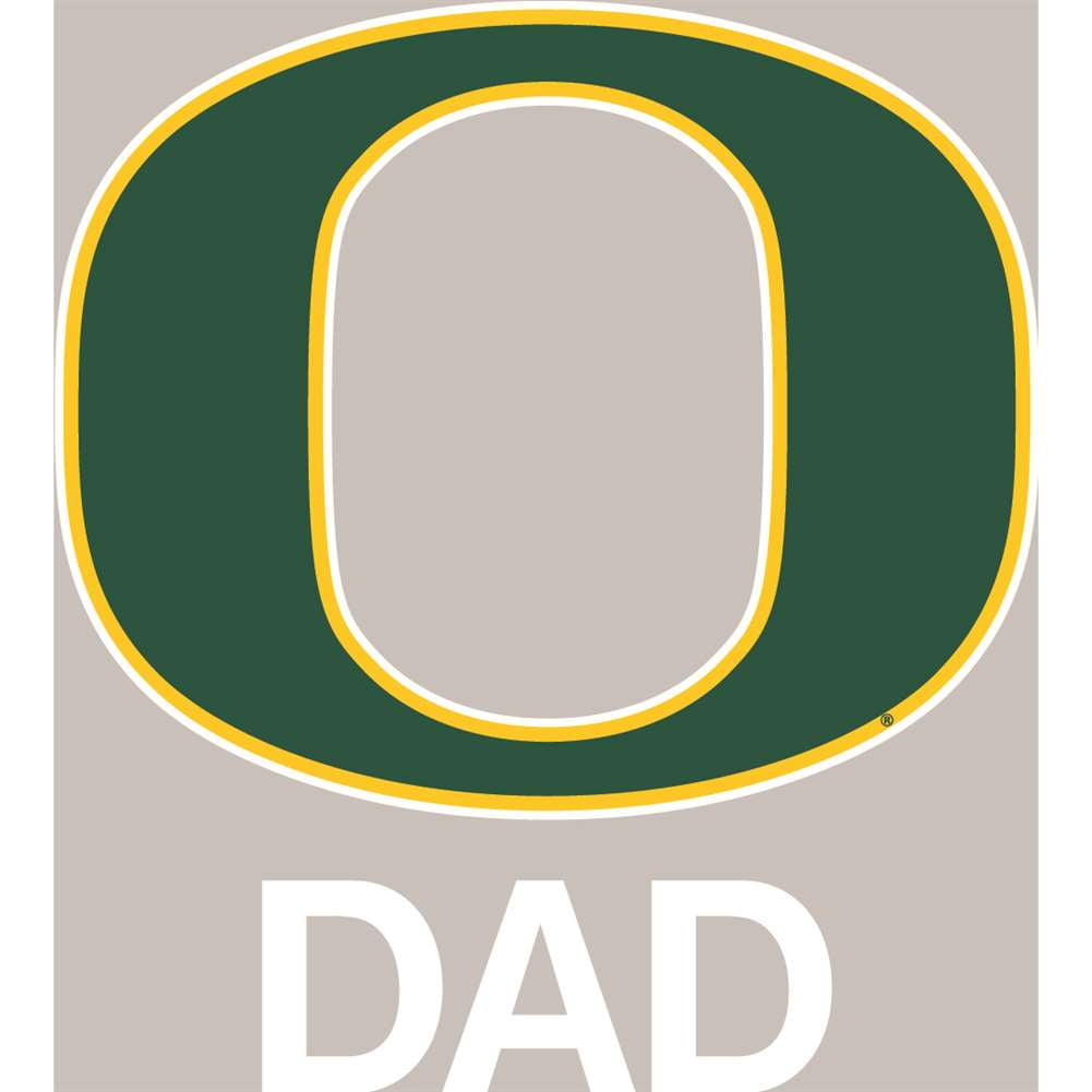Oregon Ducks Transfer Decal - Dad - Walmart.com