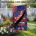 Anniversary USA Garden Flag, 250 Years of Freedom, Double Sided 3-Ply ...