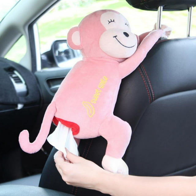 Plush Cartoon Monkey Tissue Box Tissue Cover Paper Holder Napkin Box ...