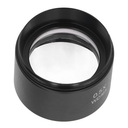 Microscope Lens, Professional WD165 Auxiliary Objective Lens Aluminum ...
