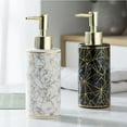 ACDANC 2026 New 300Ml Durable Marble Ceramic Liquid Hand Soap Dispenser ...