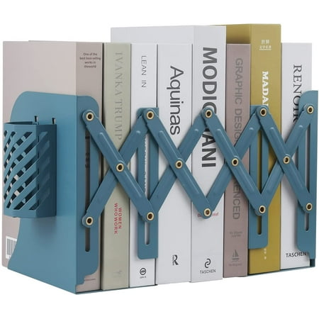 Extendable Bookends, Extra Long Telescoping Adjustable Size Bookends ...