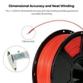 Flashforge ABS Pro Filament 1.75mm, 1KG/2.2lbs ABS Pro 3D Printer Filament, Red - Walmart.com