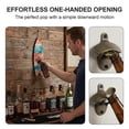 RKSupls Sunset Meadow Silhouette Painting Wooden Wall Mounted Bottle ...
