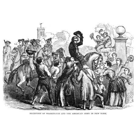 New York: Washington, 1776. /Nreception Of General Washington And The ...