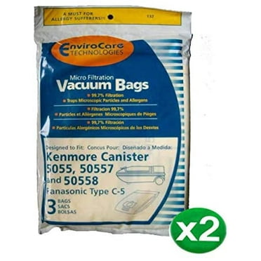 Kenmore Canister Type C (12 Pack). Fits 5055, 50557 and 50558 Panasonic ...
