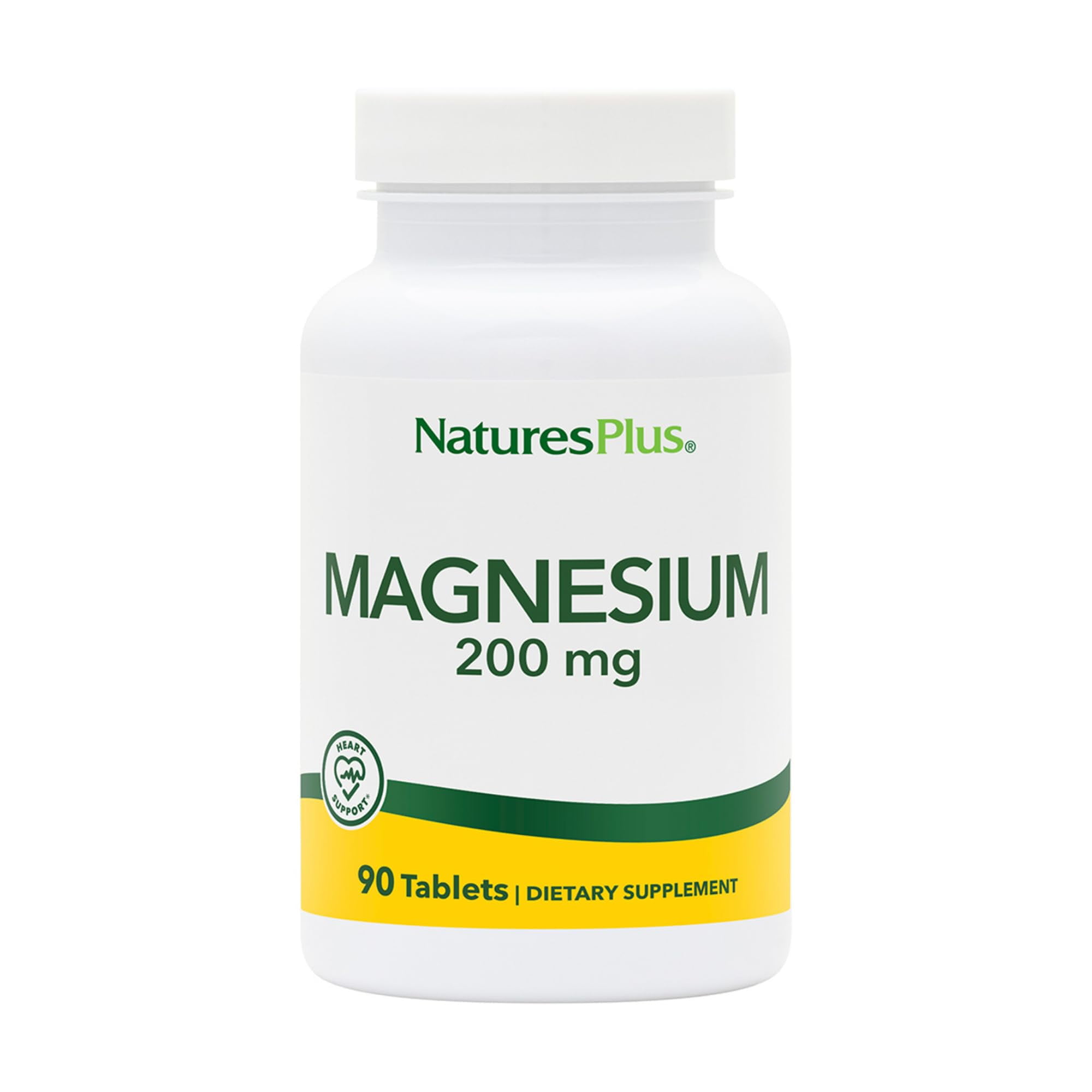 Suplemento NaturesPlus Magnesio 200 mg 90 tabletas vegetariano ...