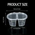 Giyblacko Double Condiment Containers With Lids Double Compartment ...