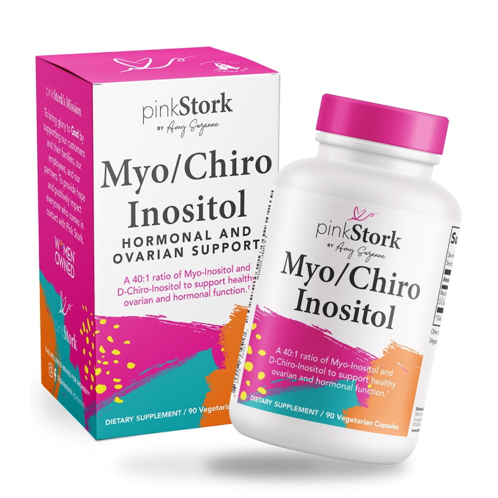 Pink Stork Myo/Chiro Inositol 40:1 Blend Supplement: Myo-Inositol & D ...