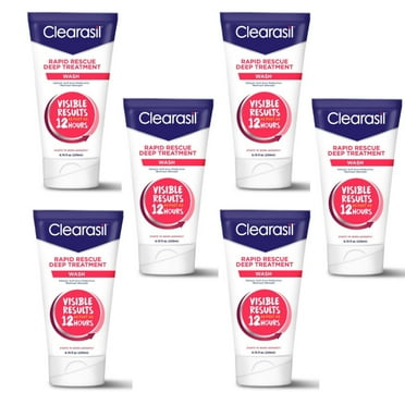 Clearasil Salicylic Acid Rapid Rescue Deep Treatment Acne Pads, 90 ...