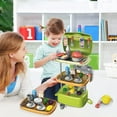 Adofi Kids Kitchen Playset, 55 Piece Pretend Cooking Accessories ...