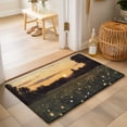 Area Rug Rustic Grass Sunset Field Soft Rectangle Area Rugs Washable ...