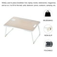 Unique Bargains Foldable Laptop Bed Desk with Tablet Slot Cup Holder ...