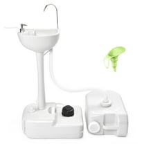 Yescom Portable Camping Sink with 17L Base & 24L Drain Tank, Hand Wash ...