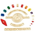 Hape Kids Wooden Loop de Loop Marble Highway Spiral Run 129-Piece Block ...