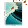 Abstract Ocean Wave Canvas Print, Perfect Wall Art for Living Room ...
