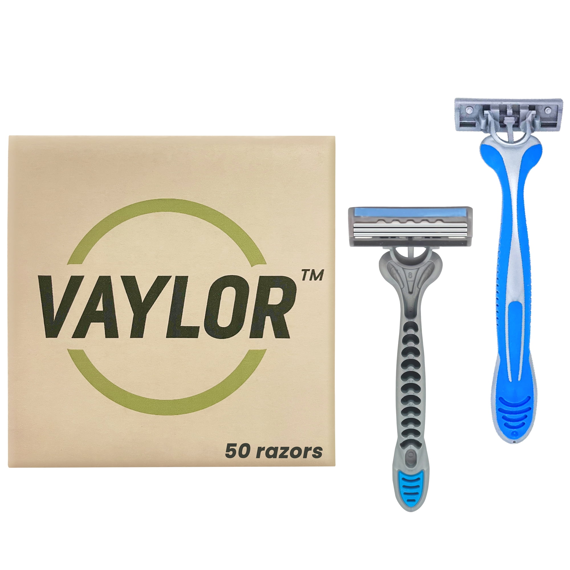 Vaylor 3-Blade US Shave Razors for Men, 50 Count - Walmart.com