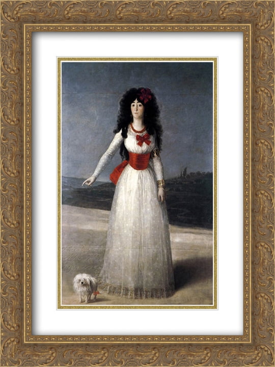 Francisco Goya 2x Matted 20x24 Gold Ornate Framed Art Print 'Duchess of ...