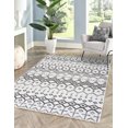 Beverly Rug Indoor Rug, Area Rugs for Living Room Cream Gray, 5'3x7'0 ...