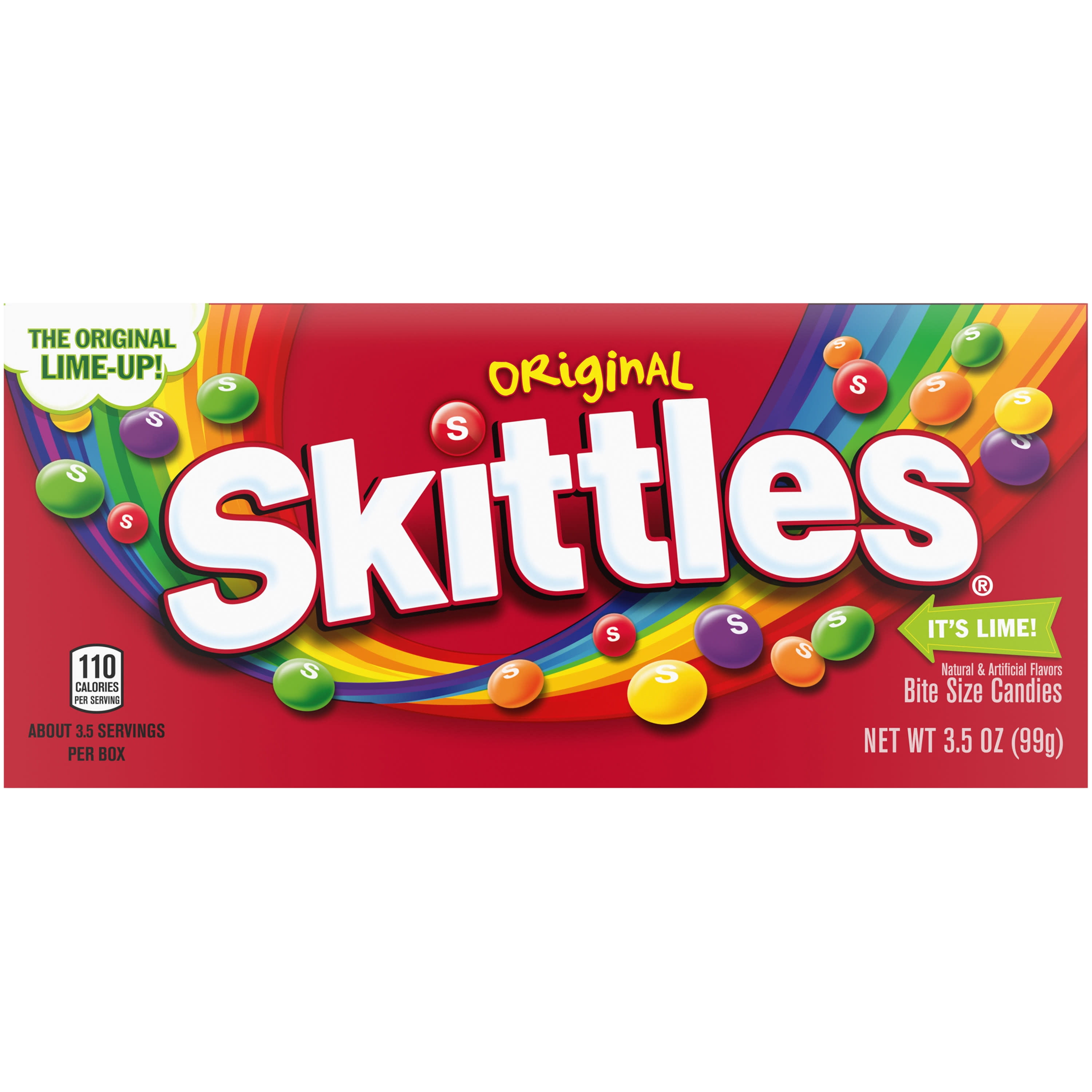 Skittles Original Gummy Candy Theater Box 3 5 Oz Box Walmart