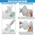 NUMJAW 10Pcs CPAP Inline Filters for ResMed Machines, 22mm Tubing, 25mm ...
