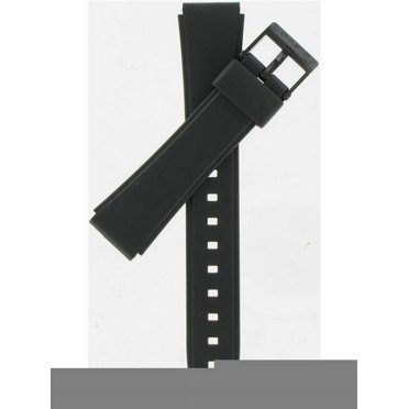 Casio Style Replacement Watch Band 17mm Black Resin - Walmart.com