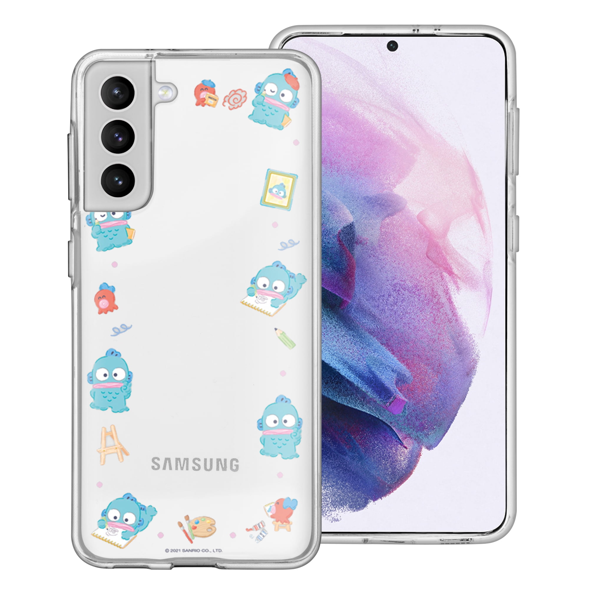 Galaxy S21 Plus Case (6.7inch) Sanrio Cute Clear Soft Jelly Cover - Rest Hangyodon - Walmart.com