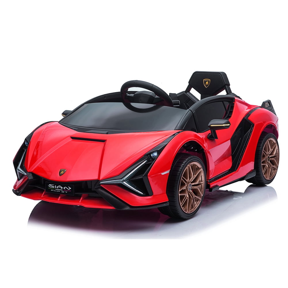 Buy Senbabe Kids Electric Ride On 12V Licensed Lamborghini Sian ...
