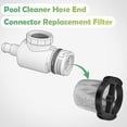 2 Pack Wall Fitting and Quick Disconnect Filter Screen Pool Cleaner ...