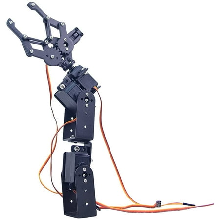 4 DOF Aluminum Alloy Robot Arm kit with 4 Servo Mechanical Robot Arm ...