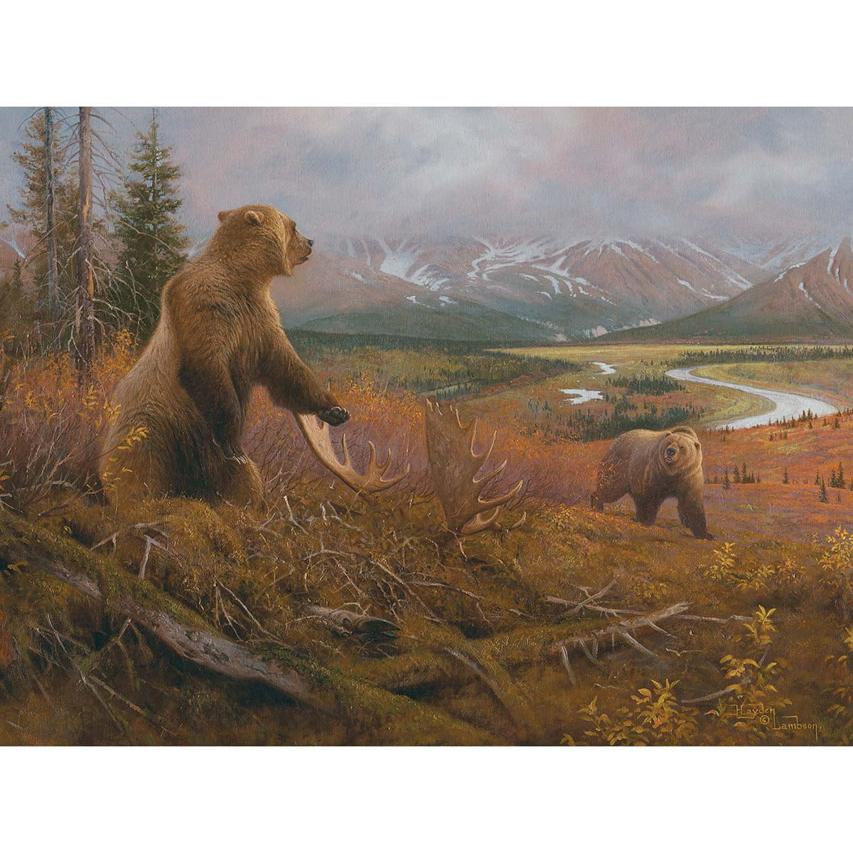 Reflective Art Inc Grizzly Remains Jigsaw Puzzle - Walmart.com