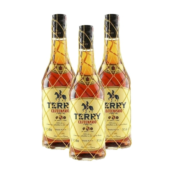 Pack De 3 Brandy Terry Centenario 700Ml | Walmart en línea