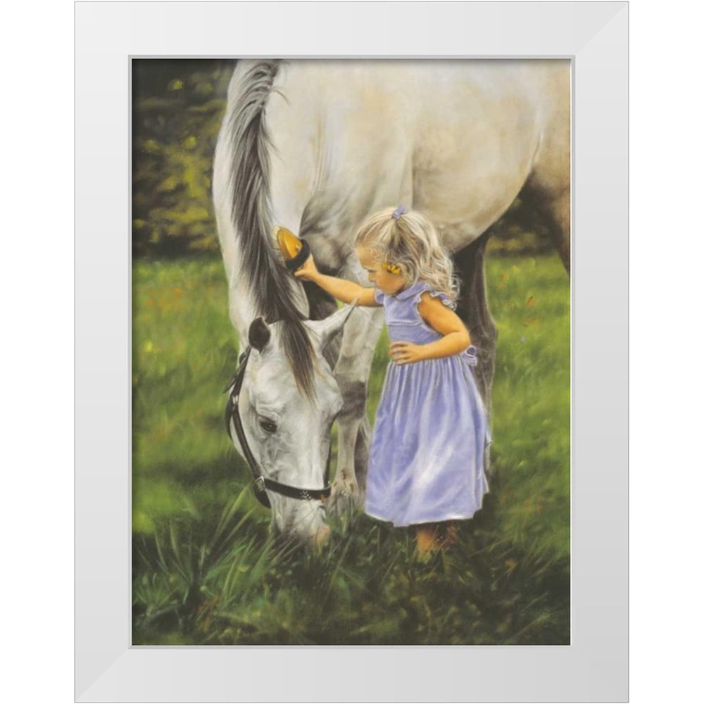 Harrison, Lesley 25x32 White Modern Wood Framed Museum Art Print Titled ...