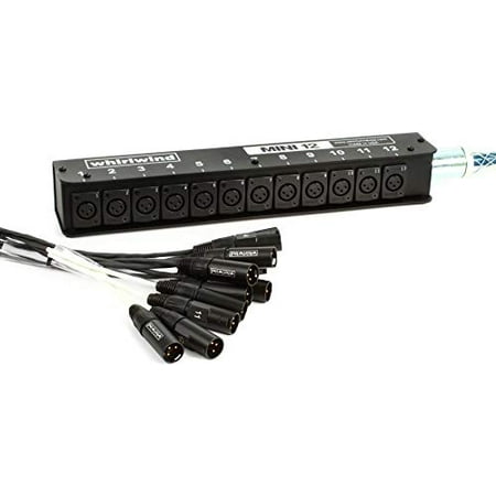 Whirlwind Mini 12 Low Profile Audio Drop Snake - 25 Feet | Walmart Canada