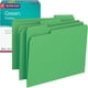 Smead Colored File Folders 1/3-Cut Tabs Green 100/BX Letter (12143 ...