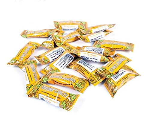 Gem Gem Ginger Candy Chewy Ginger Chews (1 Pound Bulk Pack) (Orange ...