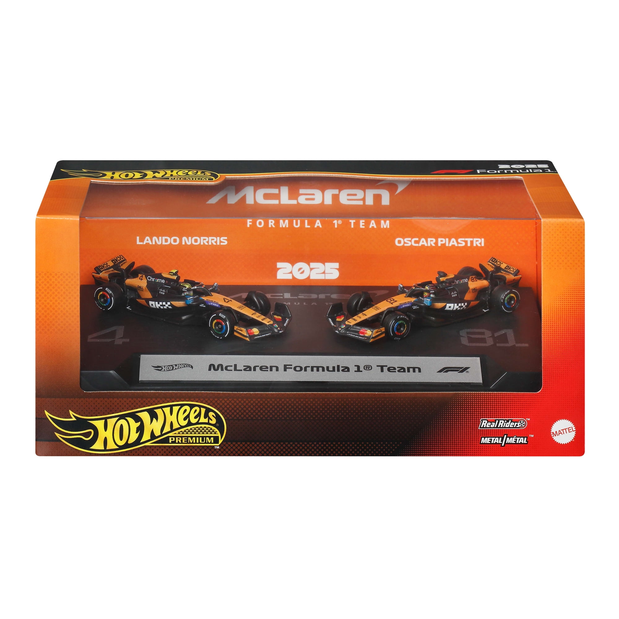 Click here for Hot Wheels Premium Formula 1 2-Pack Of 1:64 Scale... prices