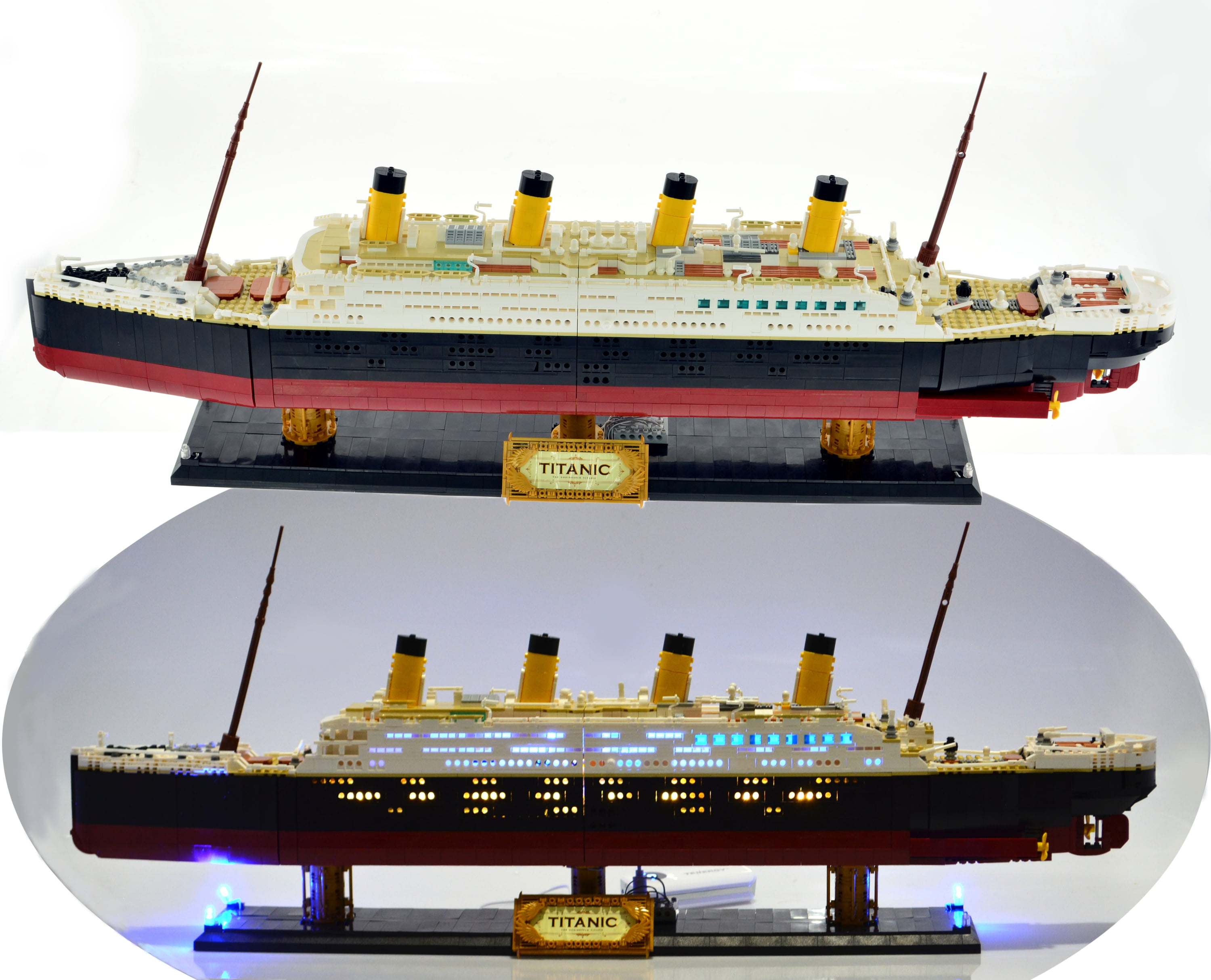 Aspire Deluxe Lighted Titanic Model Building Block Nepal | Ubuy