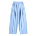 Casual Wide-Leg Pants for Everyday Wear | Comfortable Blend Trousers ...